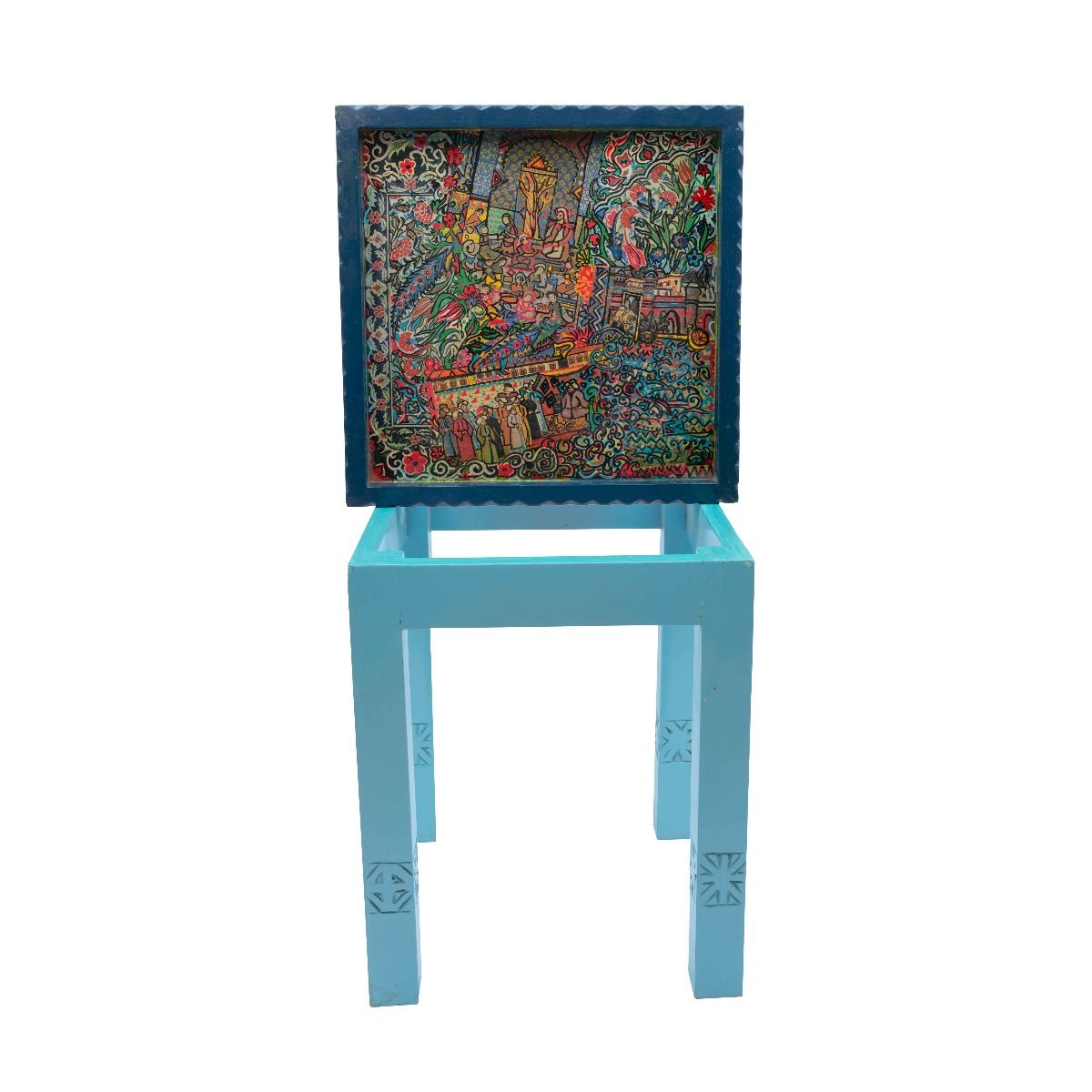 Egyptian Coffee Table | Handmade Wood Table | Swan Bazaar