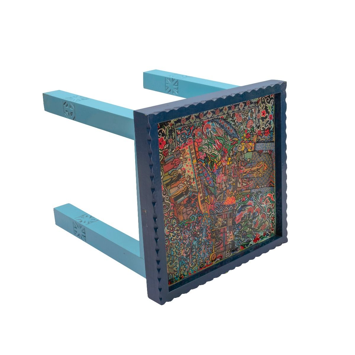 Egyptian Coffee Table | Handmade Wood Table | Swan Bazaar