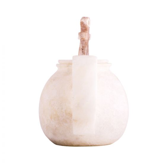 Egyptian Alabaster | Tea Table | Beige Kettle