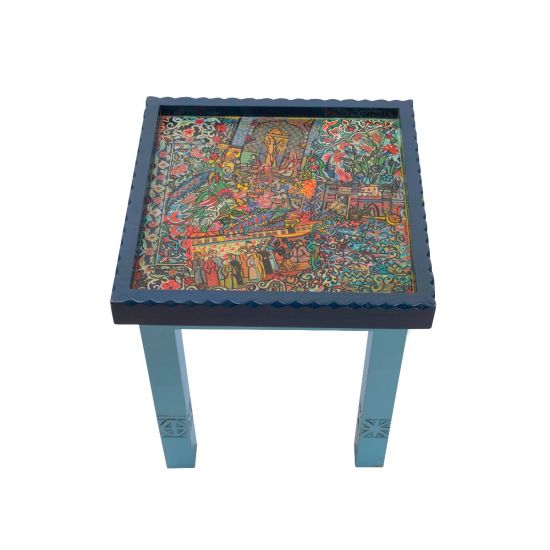 Egyptian Coffee Table | Handmade Wood Table | Swan Bazaar